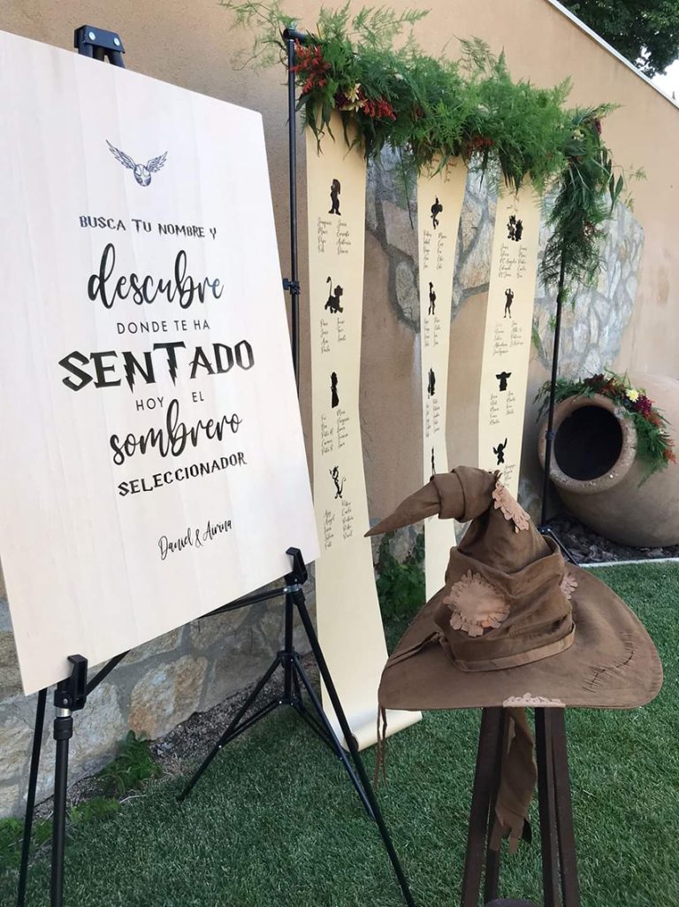 Boda tematica Harry Potter – ZAZU Diseño Decoración y Coordinación de Bodas